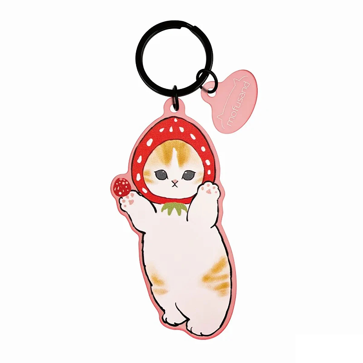 Mofusand Strawberry Cat Keychain – Blink Box